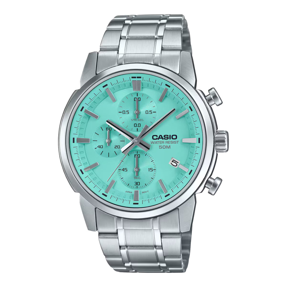 CASIO Men's Watch Analog Chronograph Stopwatch - MTP-E510D-2AVDF